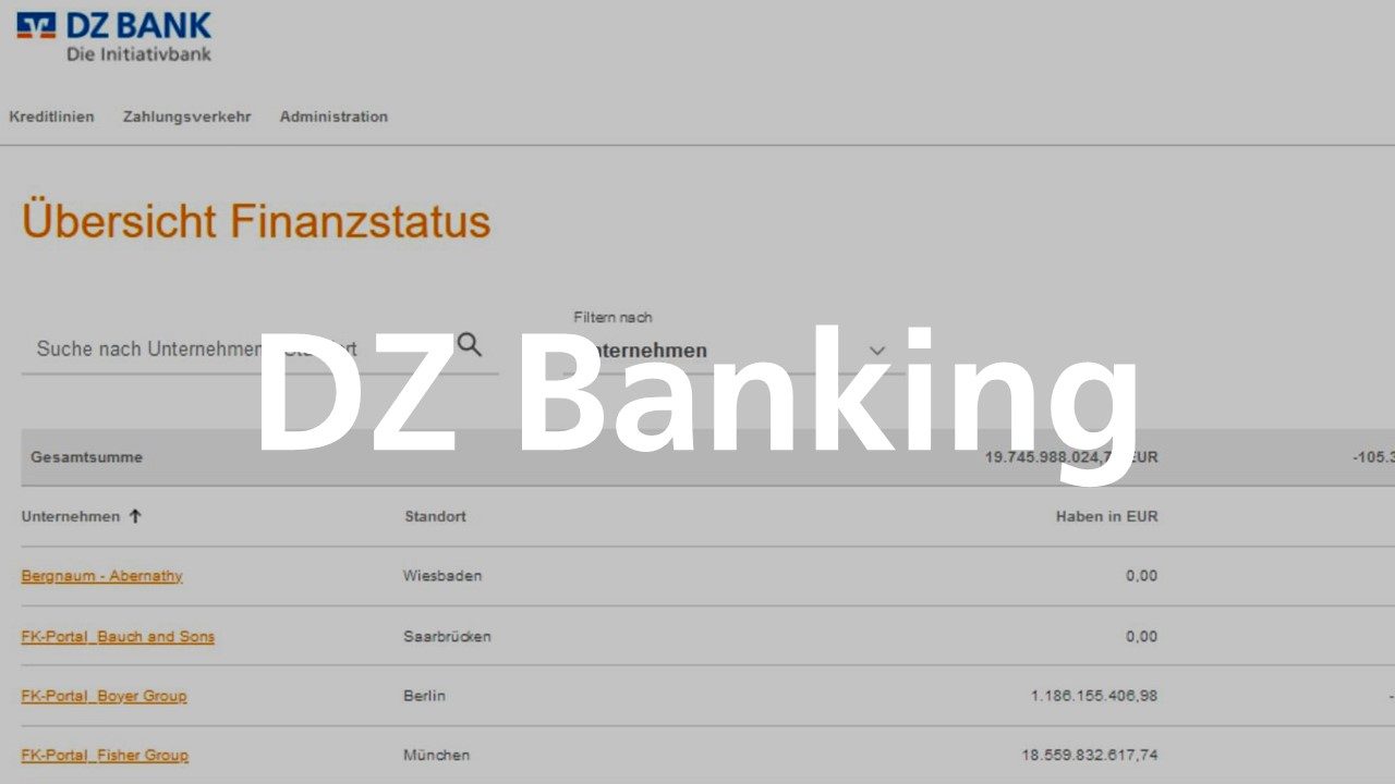 Login into your account | DZ BANK